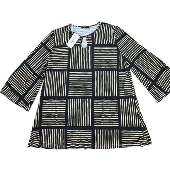 Bon Apple Tea | Tops | Bonapple Tea Womens Long Sleeves Notch Neck ...